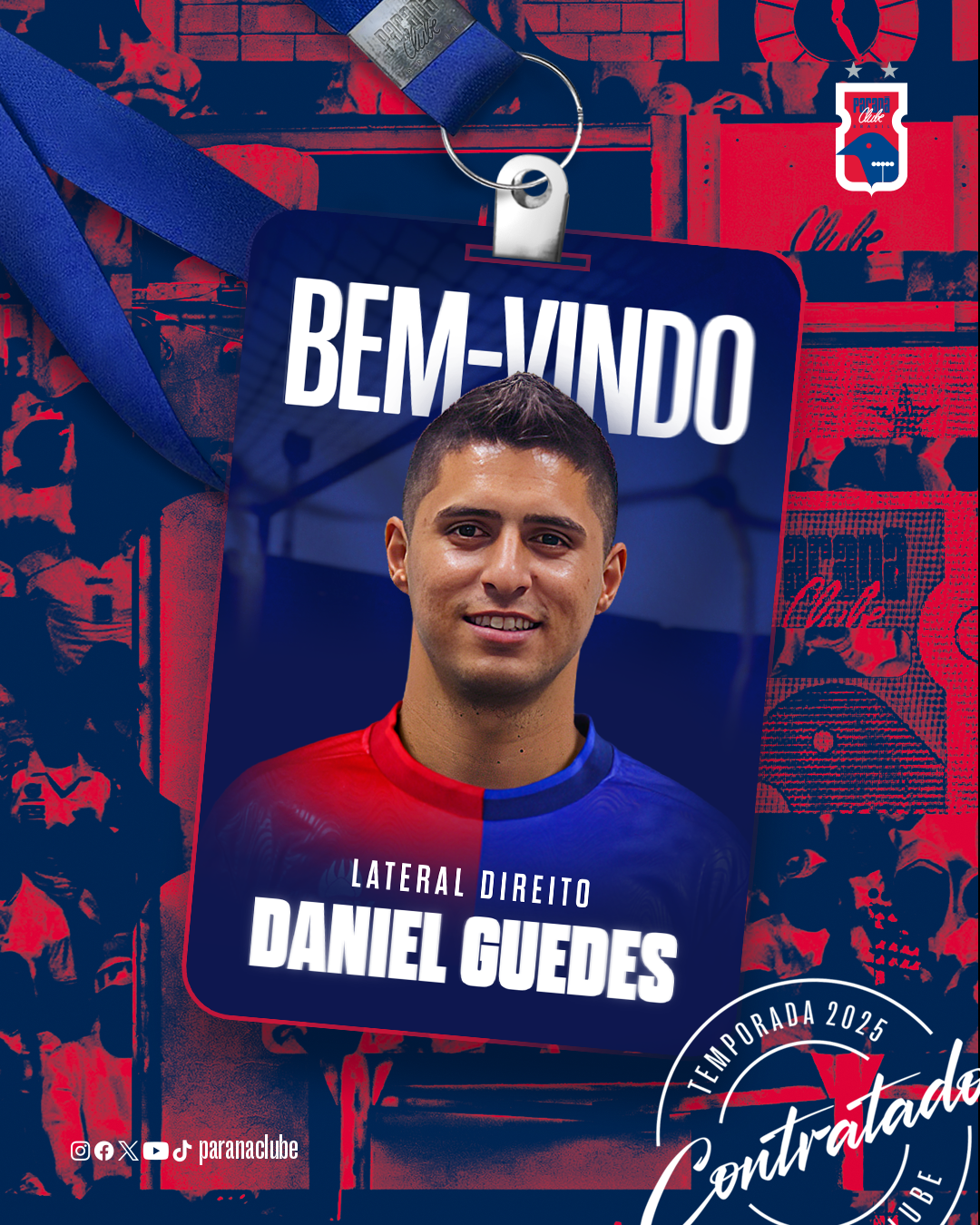Contratado: Daniel Guedes reforça o Tricolor - Paraná Clube